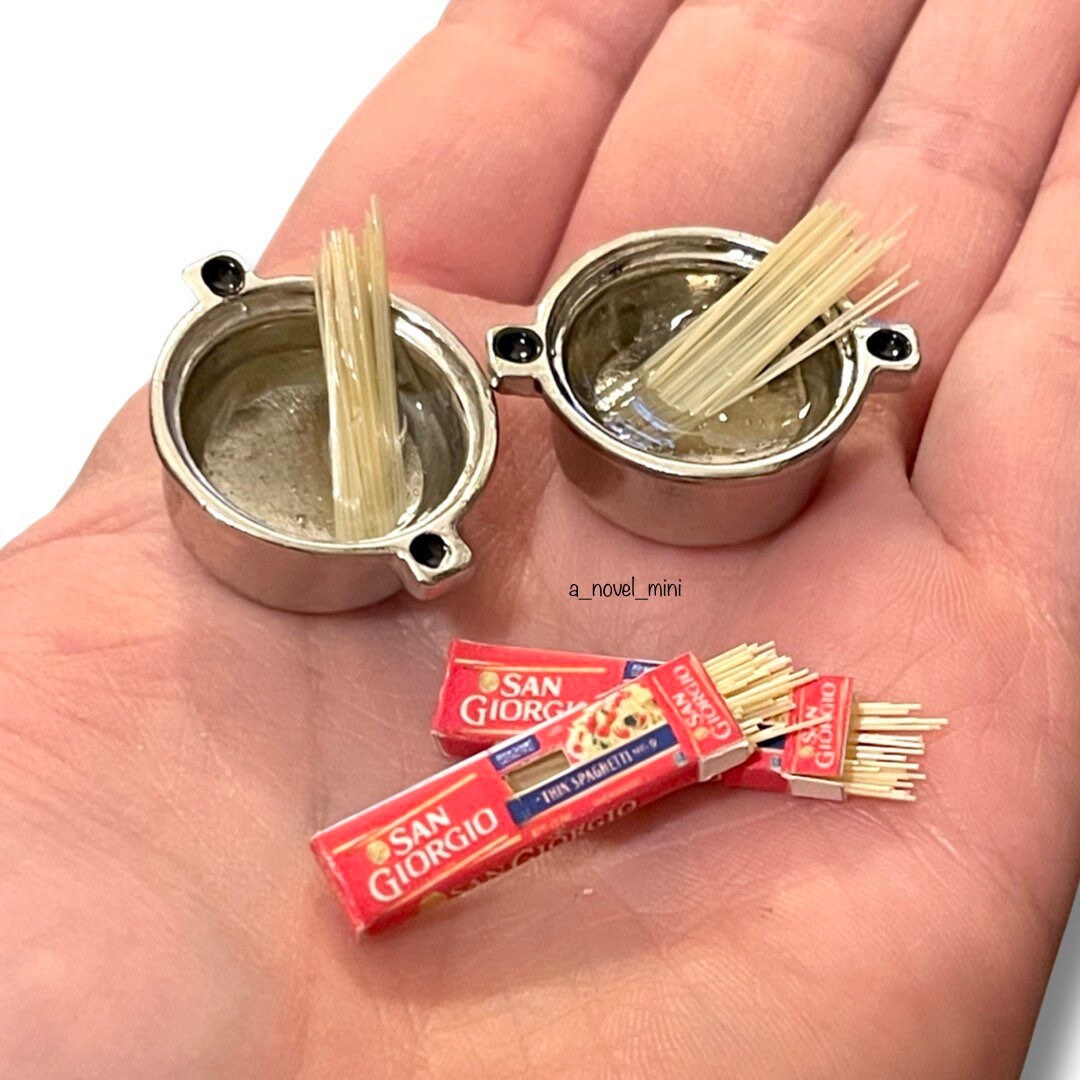 Dollhouse Spaghetti- 1:12th Scale- Dollhouse Kitchen- Dollhouse ...