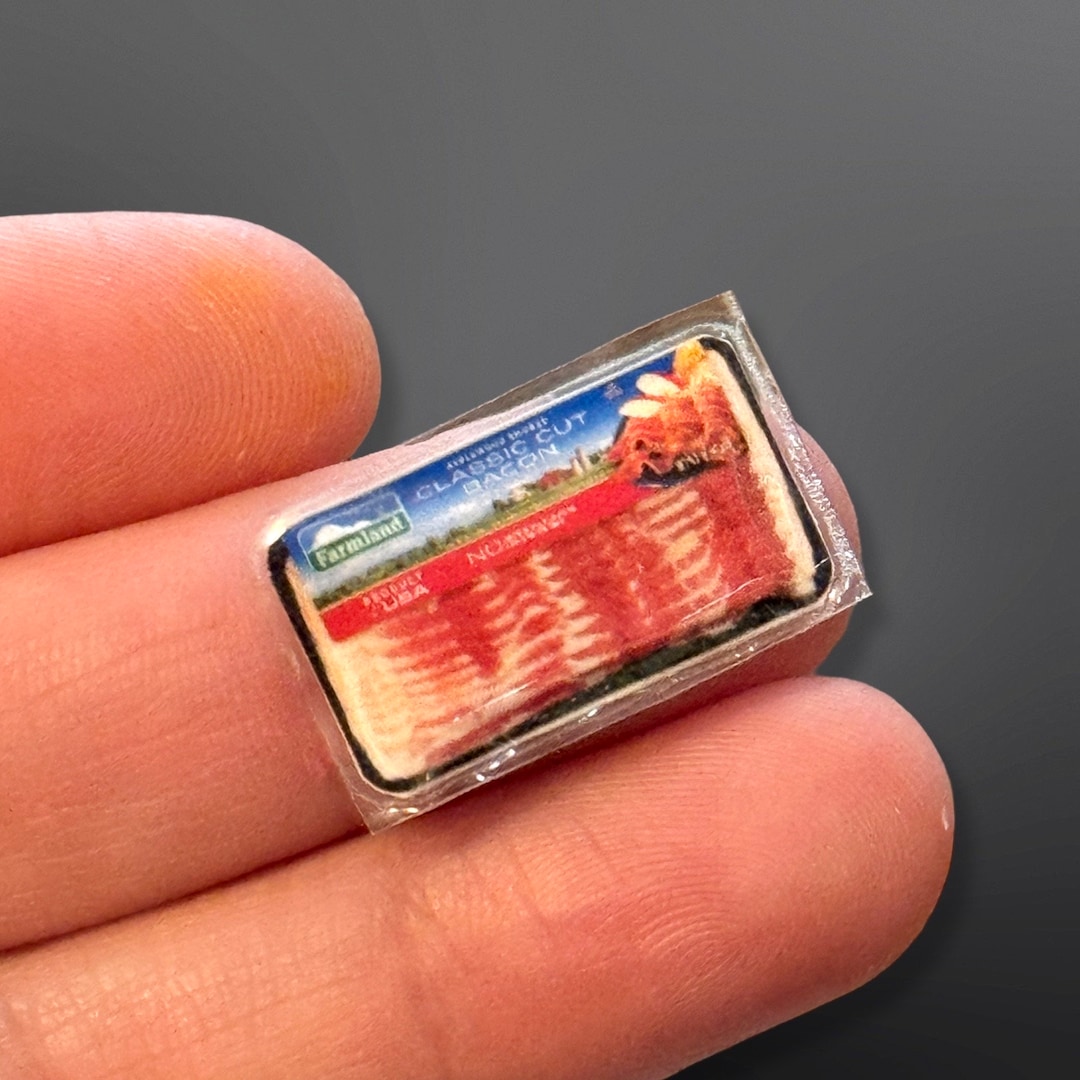 Dollhouse Bacon- 1:12th Scale- Dollhouse Furniture- Dollhouse Kitchen ...
