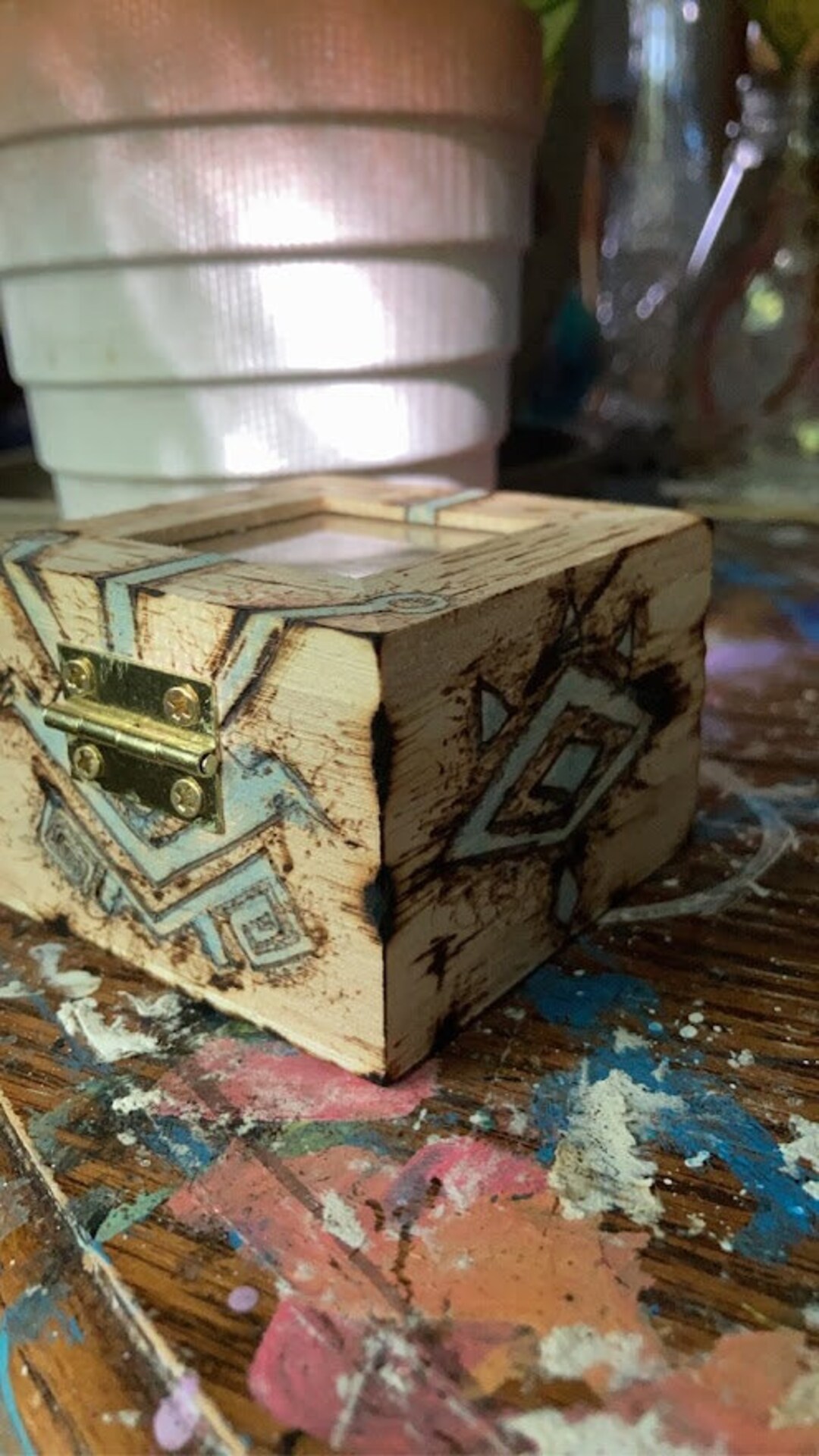 Sheikah Rune Hand-engraved Box - Etsy