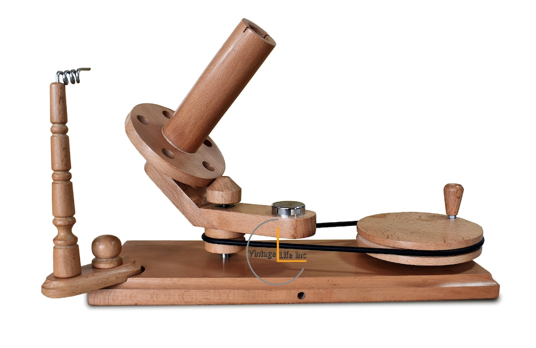 Wooden Yarn Swift Umbrella Winder | Hand Operated Yarn Swift & Wool ...