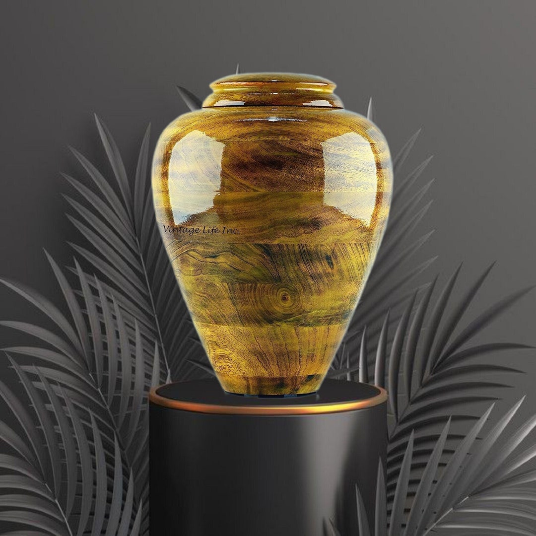 Personalized Casket Human Urn Modern Urn Adult Cremation Urn Wooden Urn ...