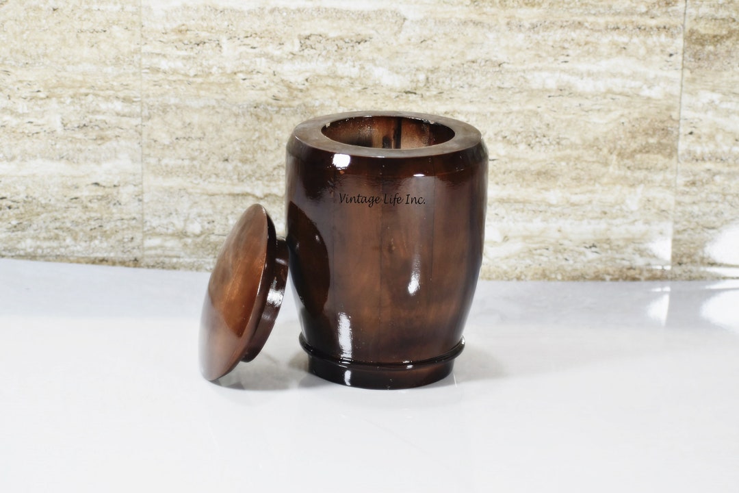 Wooden Jar Urn | Beautiful Wooden Urn for Human Ashes and Pets | Medium ...