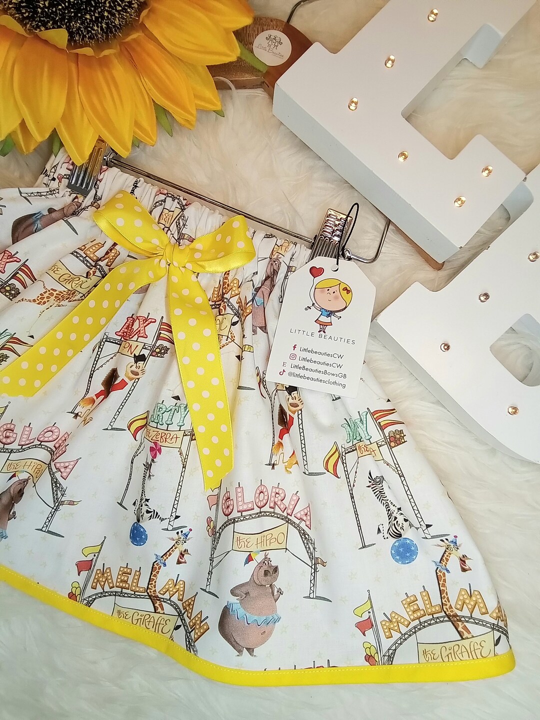 CIRCUS Handmade Skirt, Animals, Kids Skirts, Girls Skirts, Toddler and ...