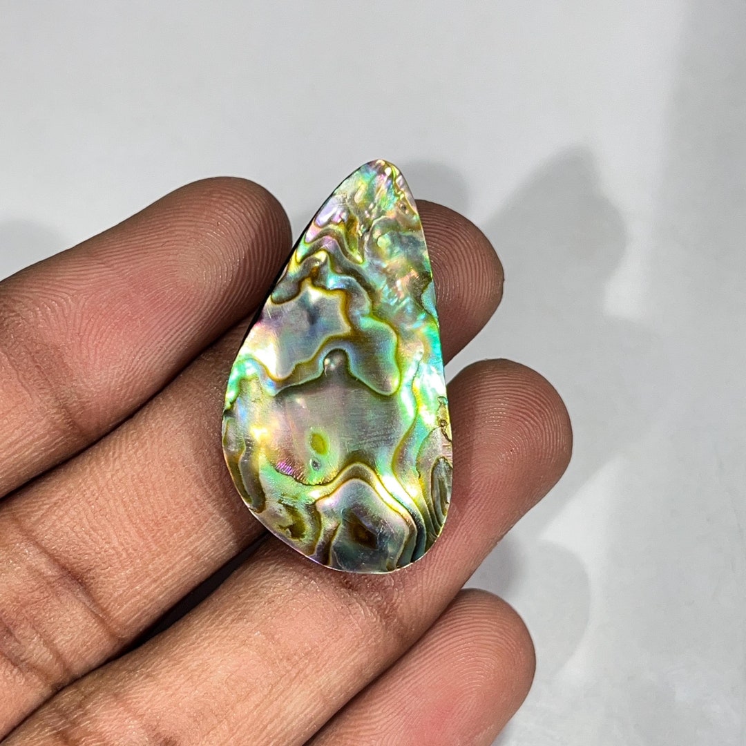 Very !! Attractive Colorful Abalone Shell Cabochon Loose Gemstone at ...