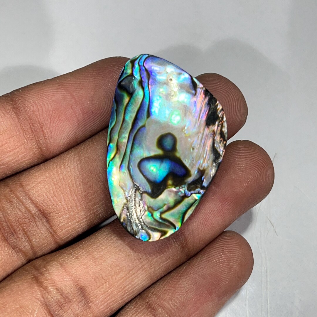 Very !! Attractive Colorful Abalone Shell Cabochon Loose Gemstone at ...