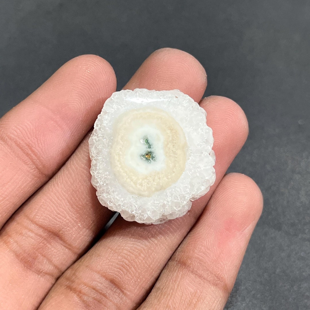 Solar Quartz Slice, Natural Solar Quartz Slice One Side Polished Slice ...