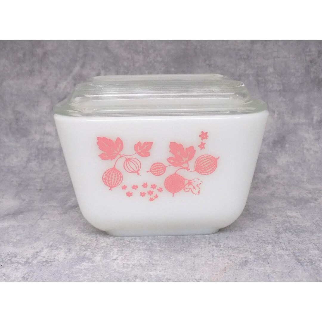Vintage Pyrex Pink Gooseberry 0501 With Lid - Etsy