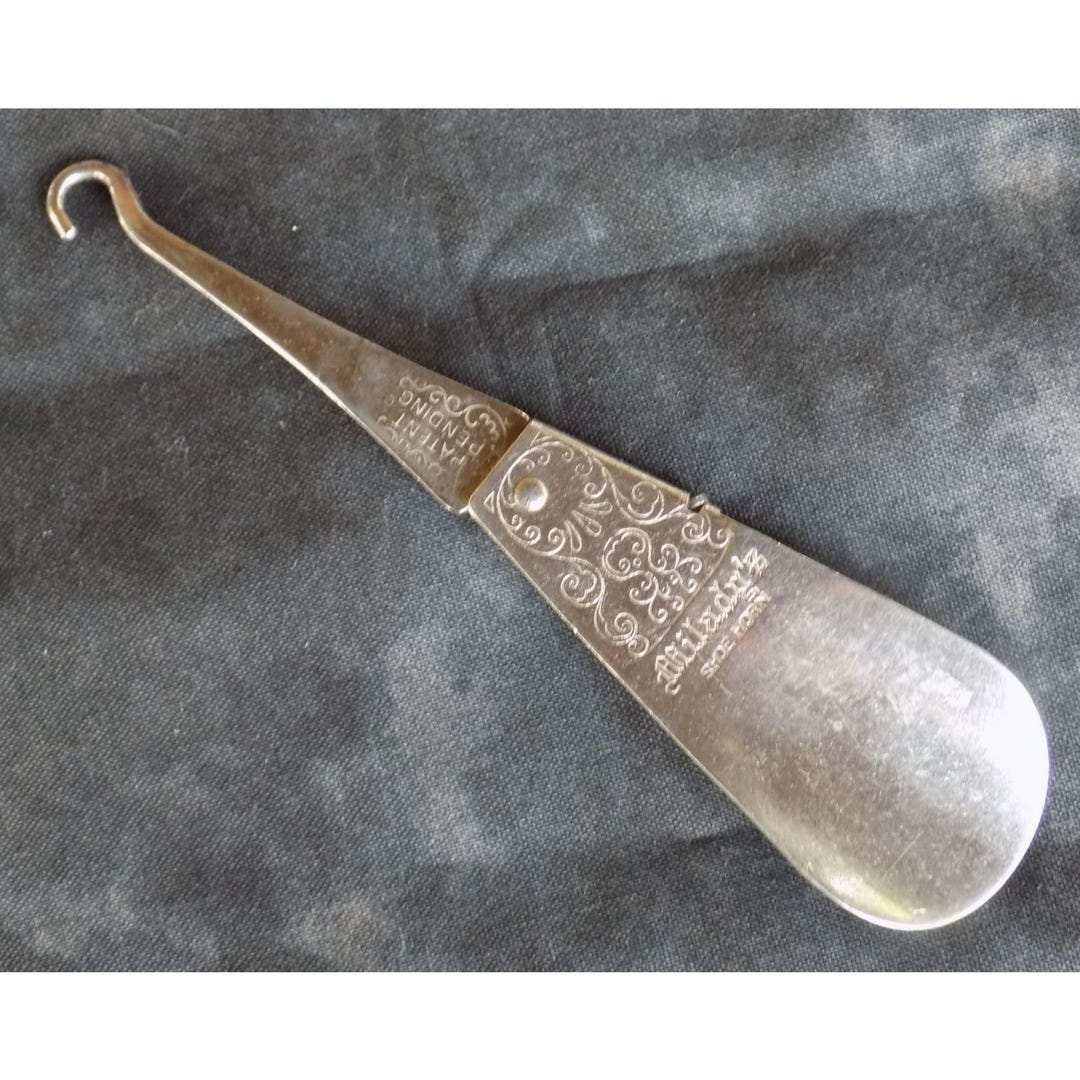 Antique Milady's Folding Button Hook and Shoe Horn - Etsy