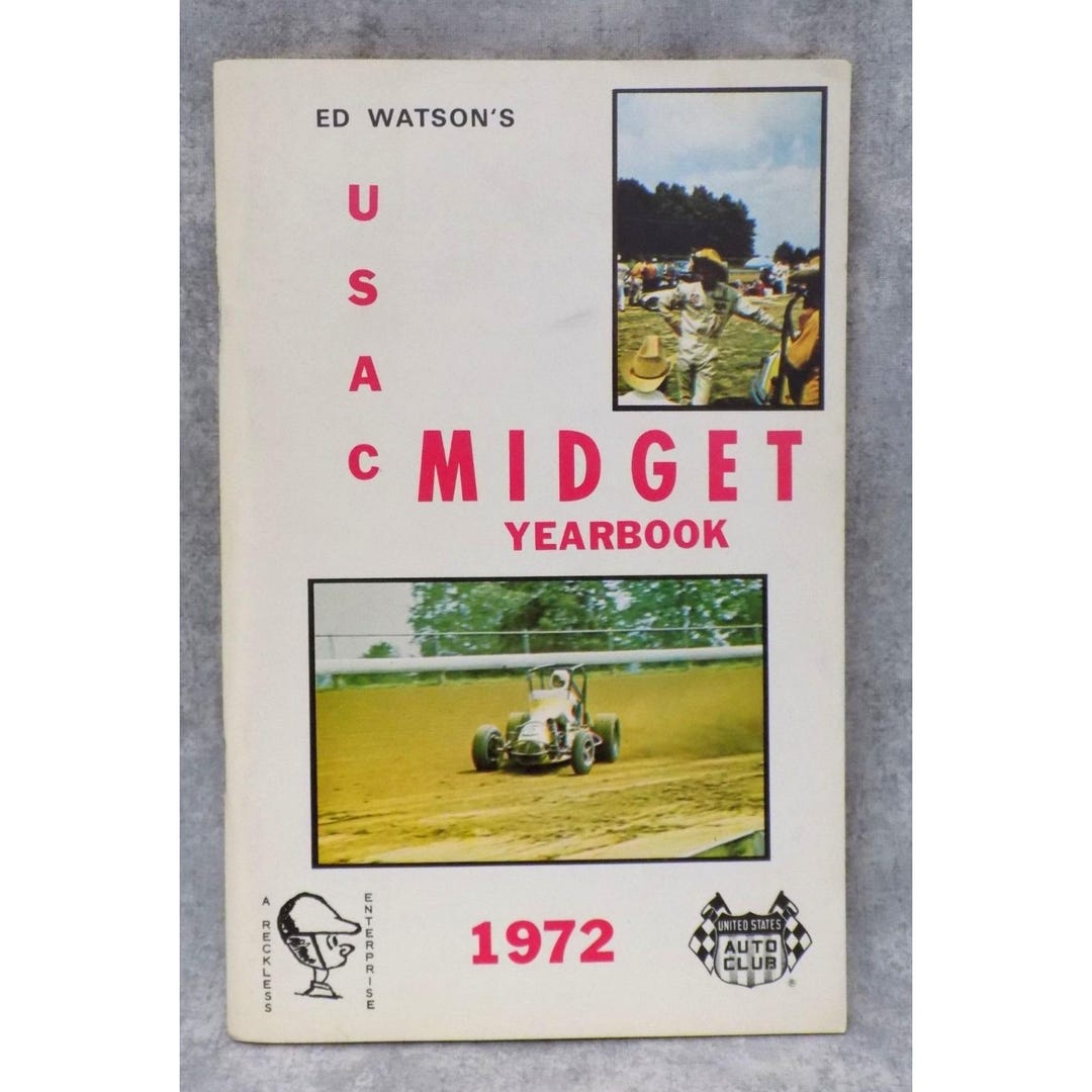 1972 Ed Watson's USAC Midget Yearbook - Etsy
