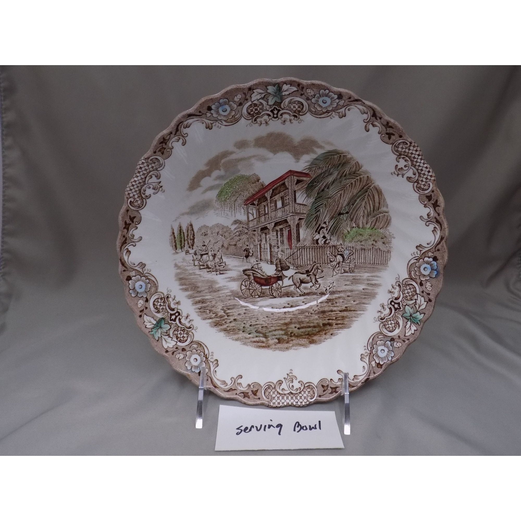 Johnson Brothers Heritage Hall French Provincial Vegetable Serving Bowl ...