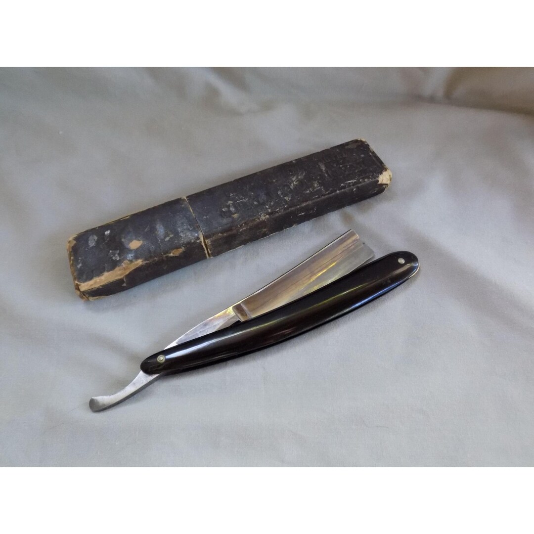King Cutter H Boker Straight Razor in Original Box Vintage - Etsy