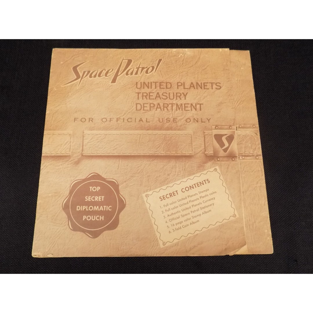 Space Patrol United Planets Top Secret Diplomatic Pouch - Etsy