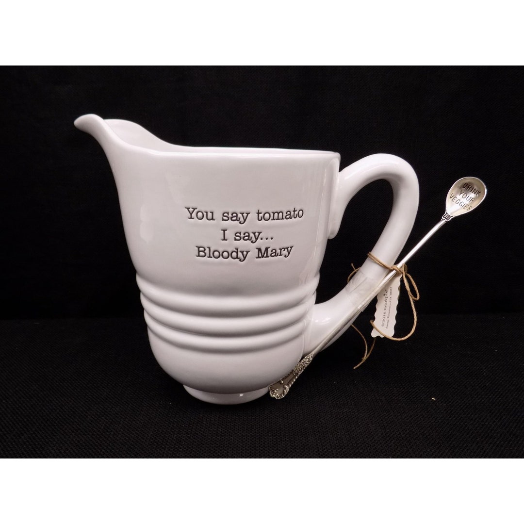 Mud Pie Bloody Mary Pitcher Set New - Etsy