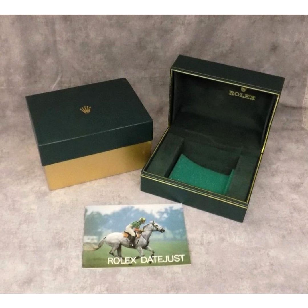 Rolex Datejust Empty Watch Box & Booklet Vintage ~ No Watch - Etsy