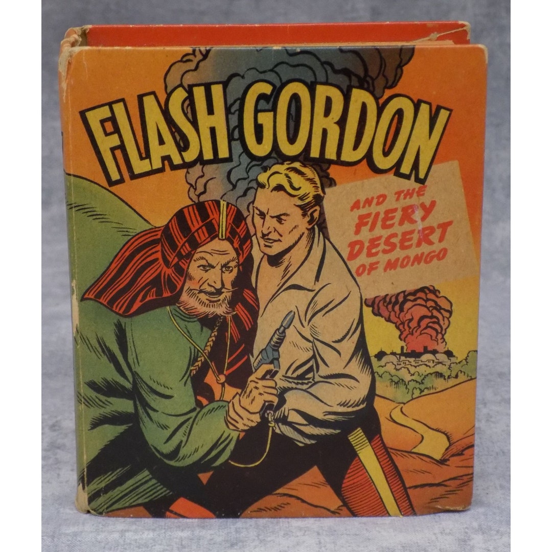 Flash Gordon and the Fiery Desert of Mongo Big Little Books - Etsy