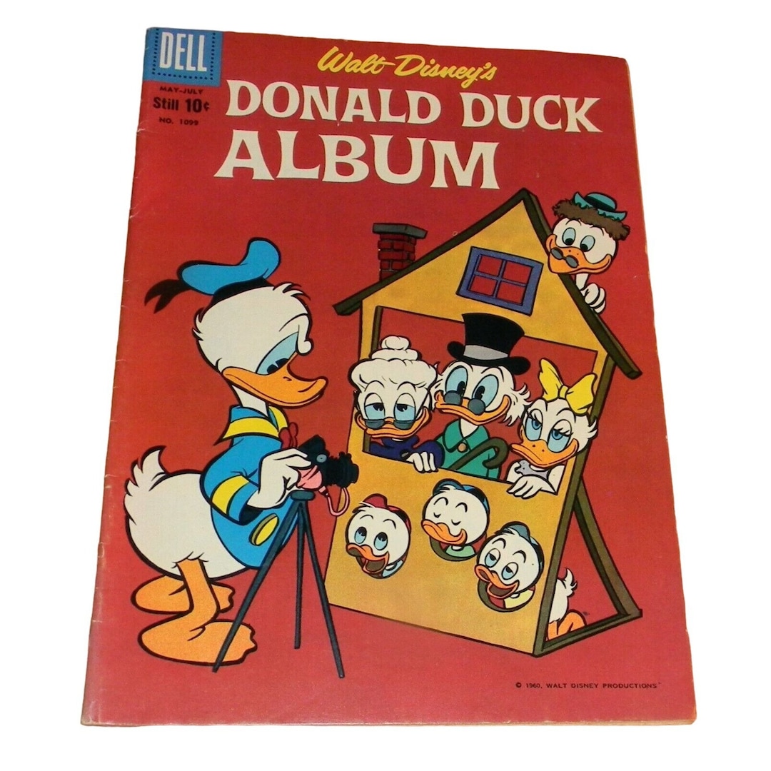 1960 Dell Walt Disney's Donald Duck Album #1099 Comic Book Carl Barks ...