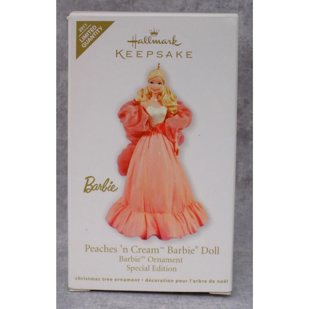 Hallmark Keepsake Peaches 'n Cream Barbie Doll Ornament Sp.ed. 2011 - Etsy