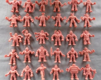 Mattel M.U.S.C.L.E Men 1980's Vintage Collectable Set of 8 Vintage Toy ...