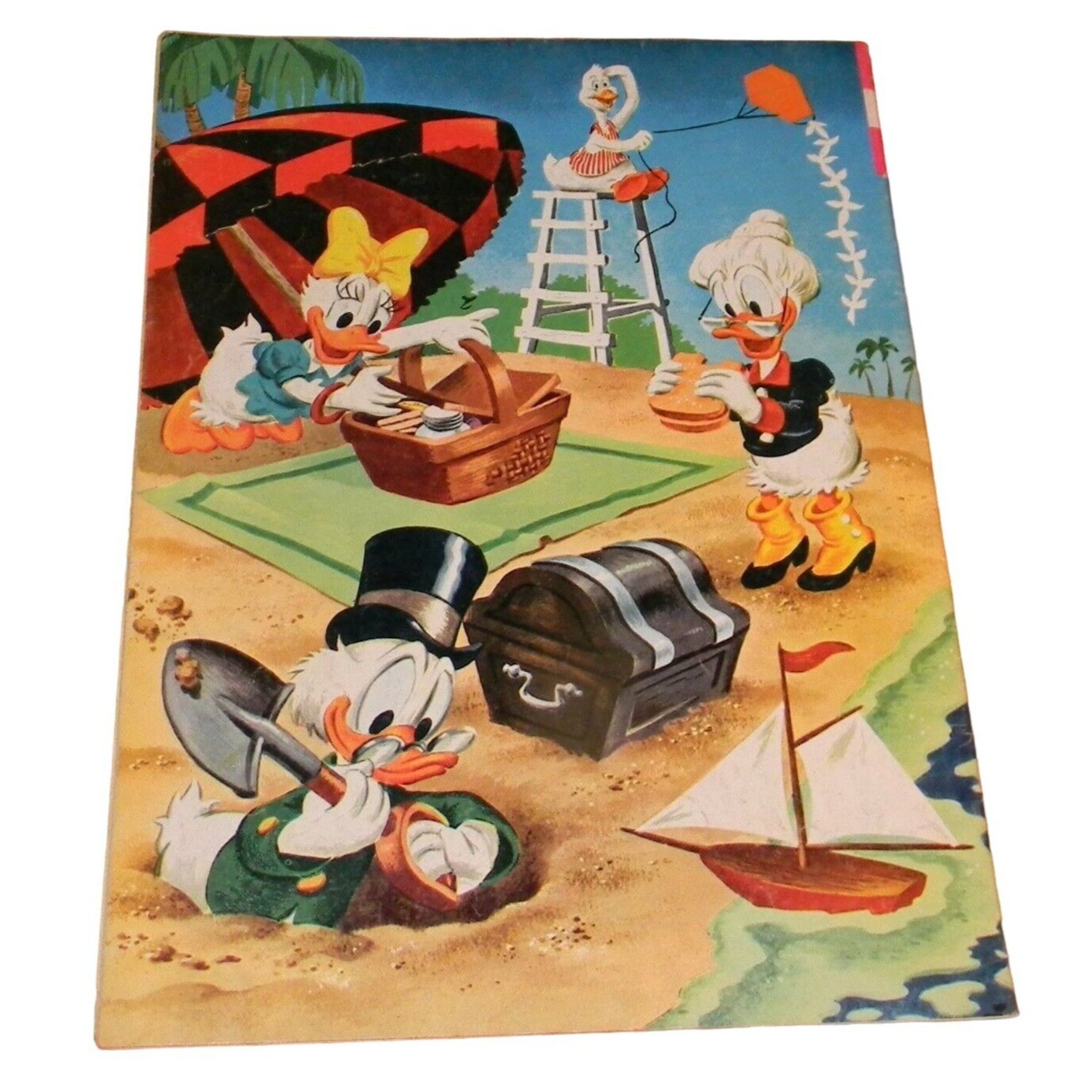 1965 Walt Disney Donald Duck beach Party Gold Key 1 2nd Printing Comic ...