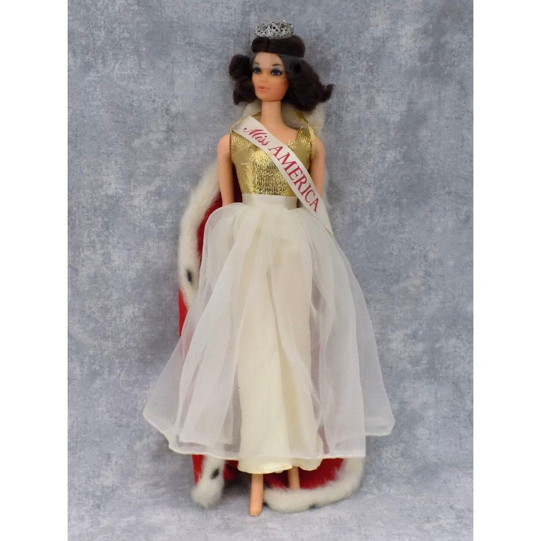 1972 Walk Lively Miss America Barbie Doll Rooted Eyelashes - Etsy