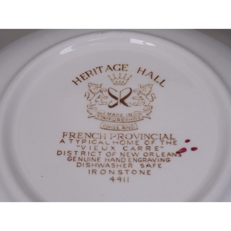 Johnson Brothers Heritage Hall French Provincial Vegetable Serving Bowl ...
