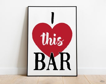 I Love This Bar - Etsy