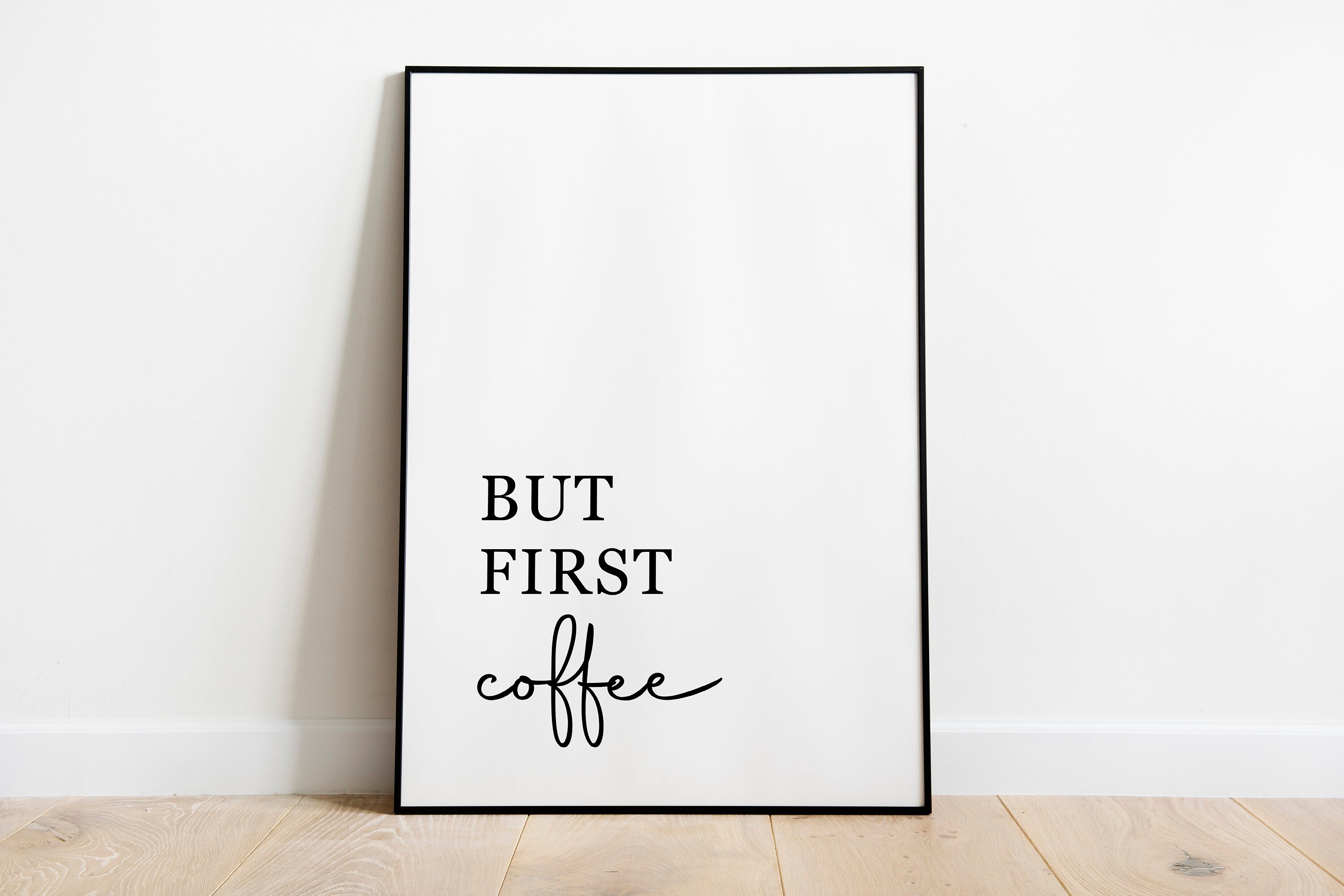 But First Coffee Wall Print Wall Art Home Decor Kitchen - Etsy Hong Kong