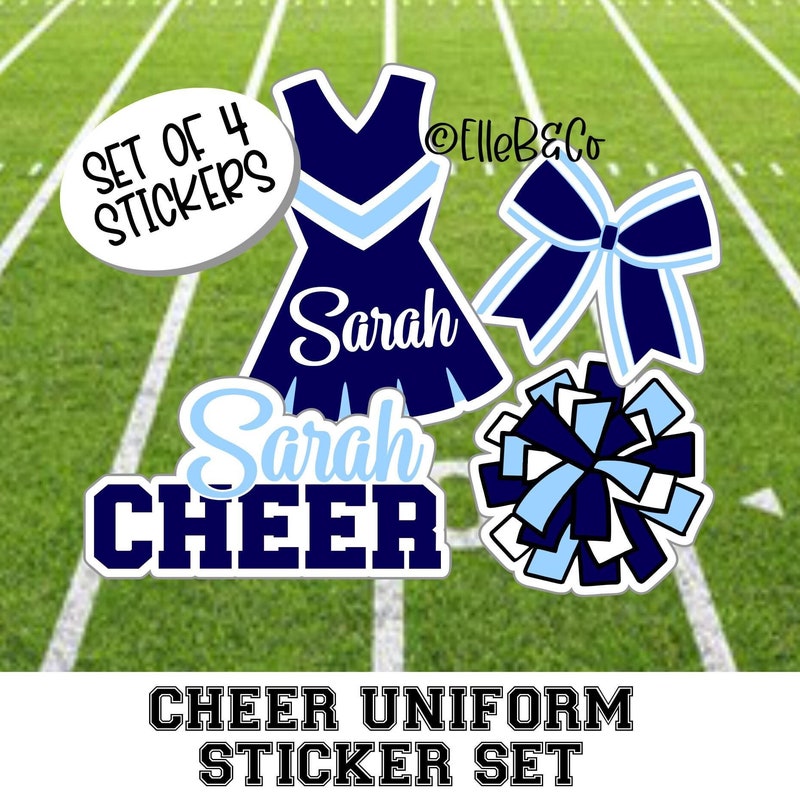 Cheerleader Decal - Etsy