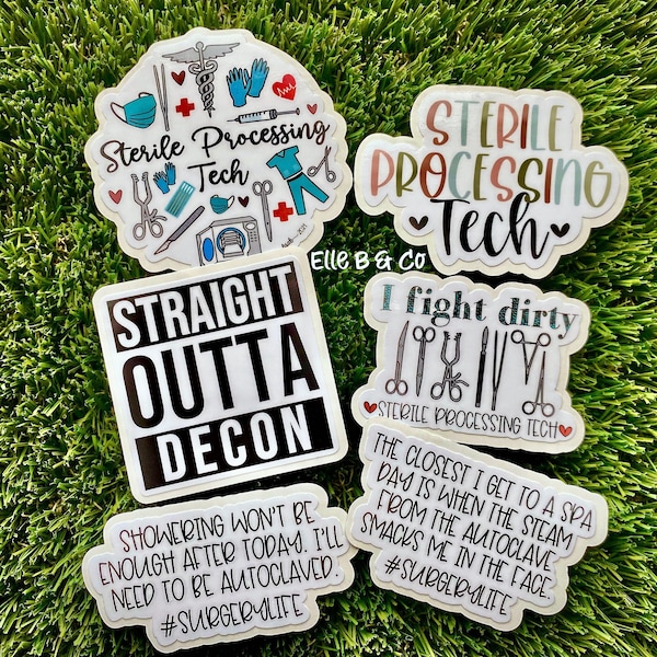 Sterile Processing Stickers - Etsy