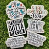 Set of 6 Sterile Processing Tech Stickers | Water Resistant Vinyl ...