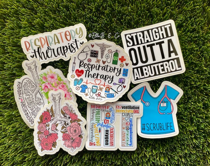 Lungs Sticker Pulmonary Sticker Pulmonologist Sticker Nurse Sticker ...