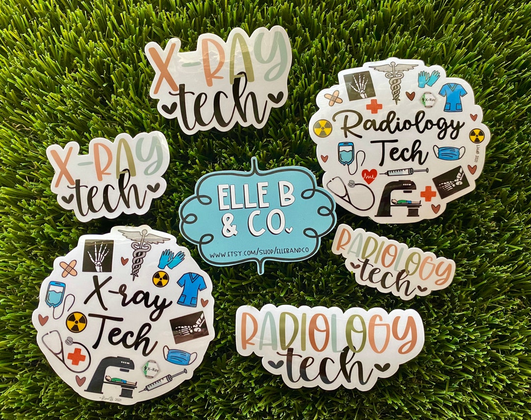 Radiology/x-ray Tech Stickers | Water Resistant Vinyl Stickers - Etsy