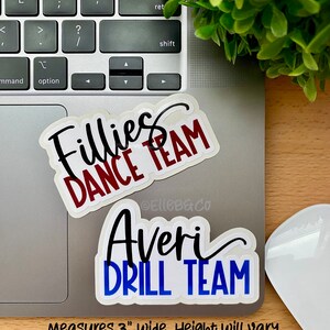 Drill Team, Dance Team Sticker Set | Water Resistant Vinyl Stickers - Etsy