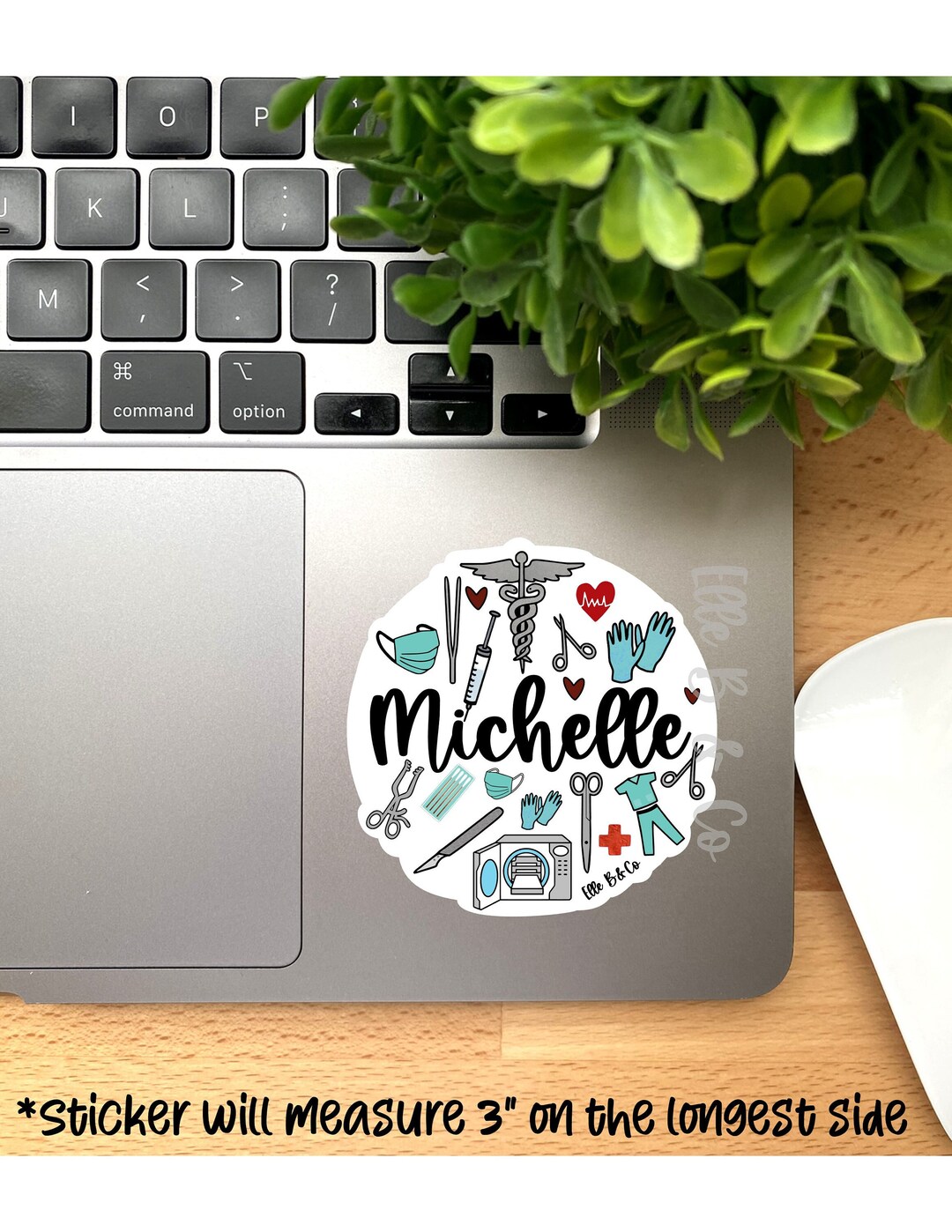 Personalized Sterile Processing Themed Sticker | Water Resistant Vinyl ...