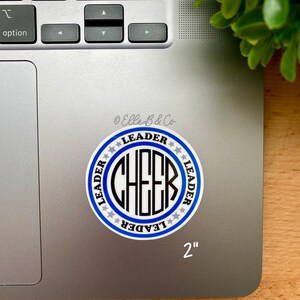 Personalized Cheerleading Sticker Set 2 | Water Resistant Vinyl Cheer ...
