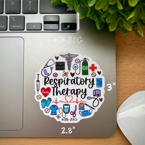Respiratory Therapy Stickers | Water Resistant Vinyl Stickers - Etsy