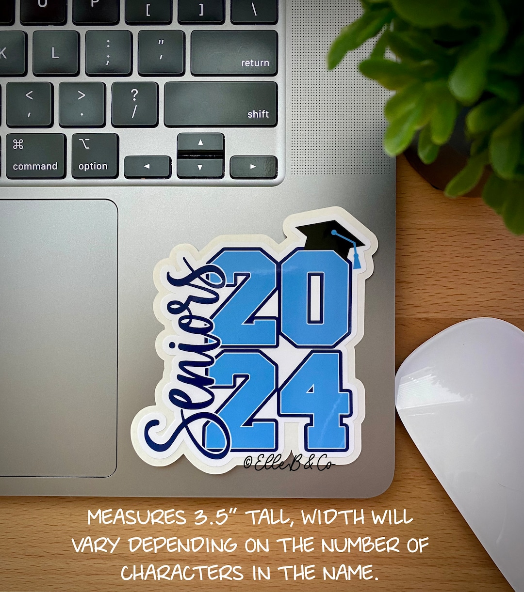 Personalized Grad Year Sticker Class of 2024 Water - Etsy
