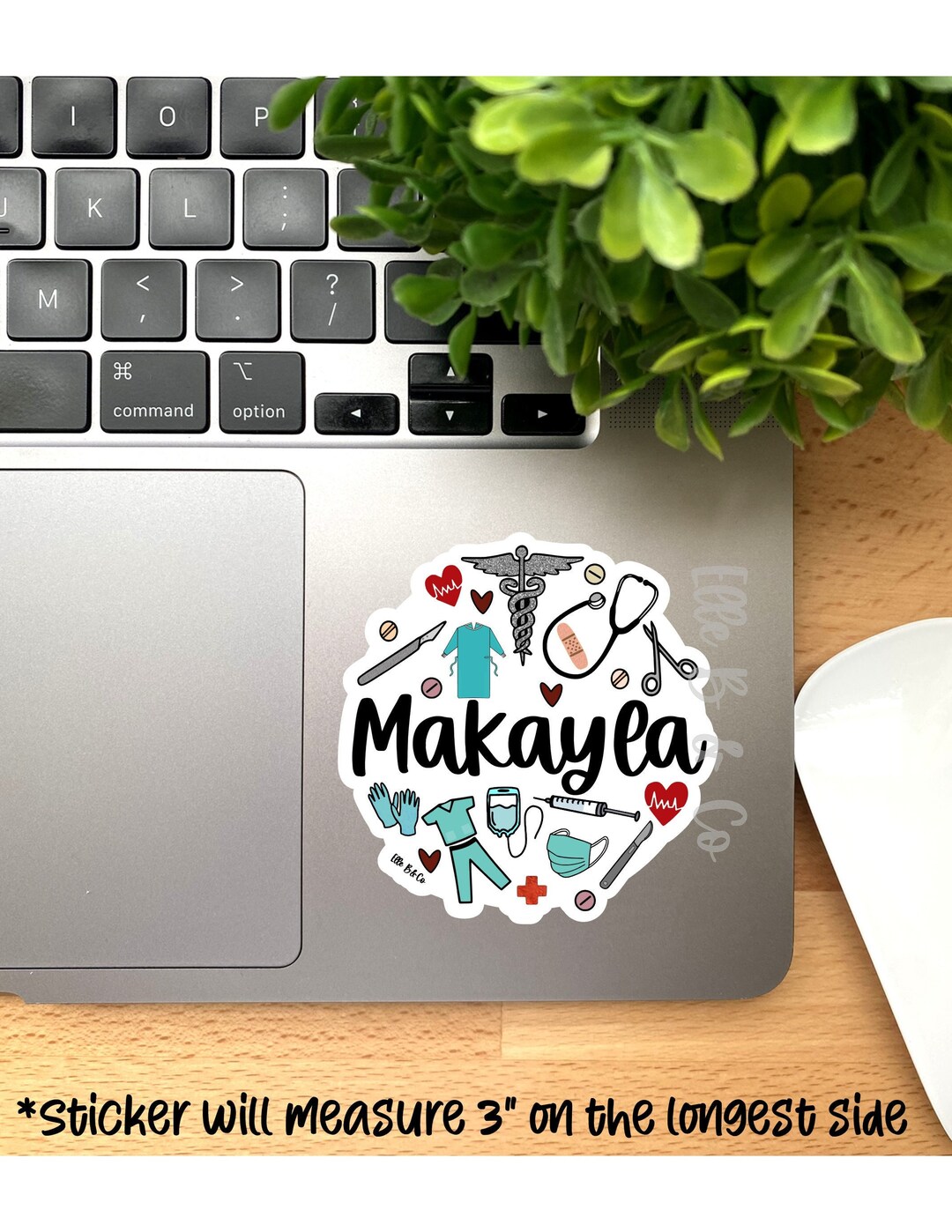 Personalized Or/surgery Themed Sticker | Water Resistant Vinyl Sticker ...