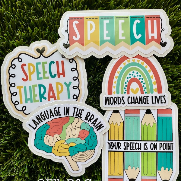 Speech Therapy Stickers - Etsy