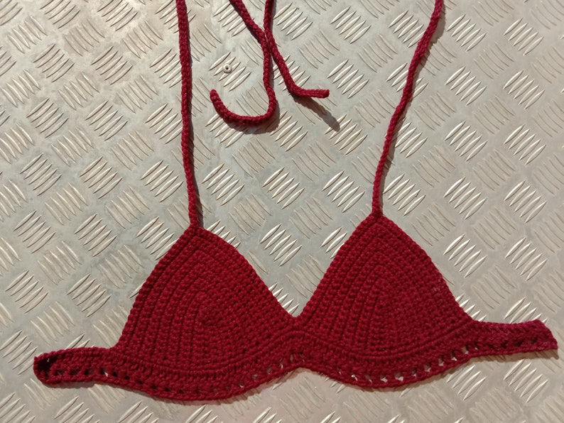 Crochet Bralette Pattern Crochet Bra Pattern Casual Summer Tops Etsy