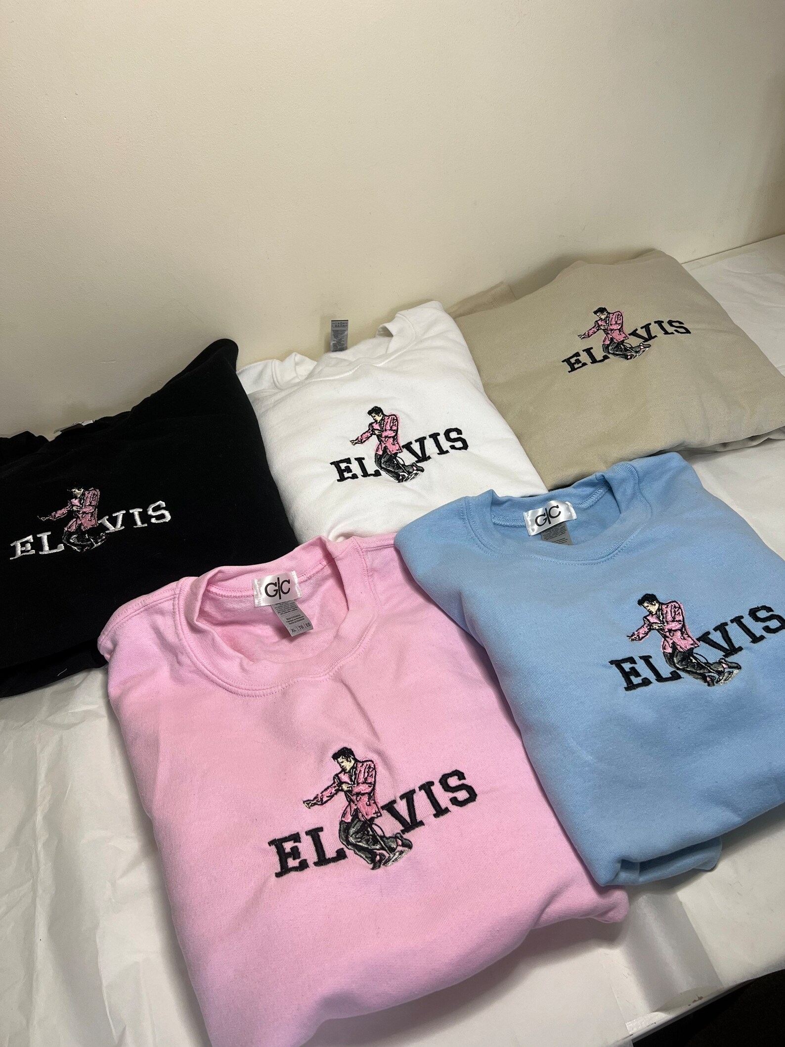 Elvis Presley Sweatshirt Embroidered 68 Come Back Unisex - Etsy