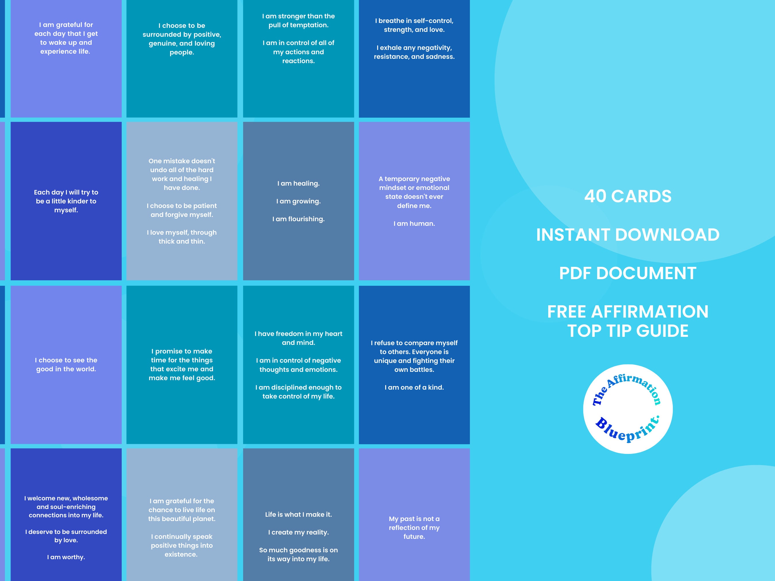 Pack of 40 Printable Self Harm Reduction Cards Instant - Etsy UK