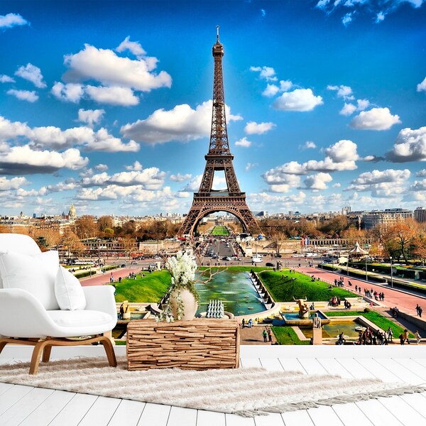 Paris Wall Mural - Etsy