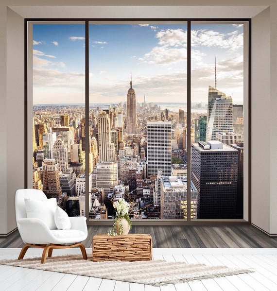 Window City View Wallpaper