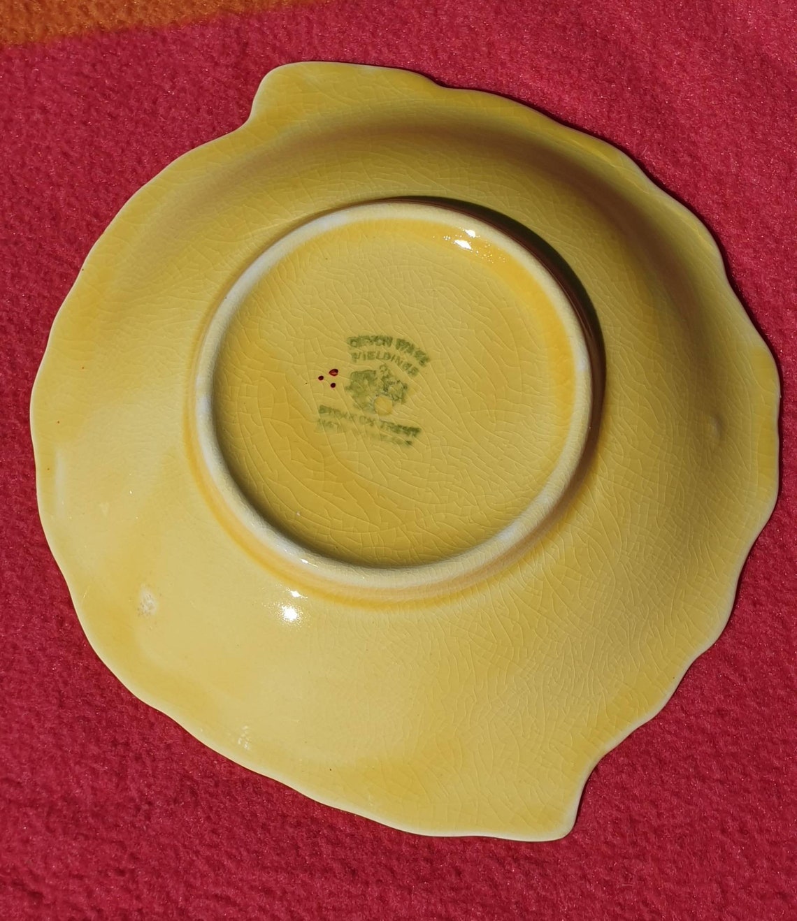 2 Cabbage Ware Dishes Green Beswick and Yellow Fielding With - Etsy UK