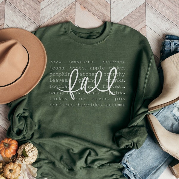 Fall Sweatshirt - Etsy
