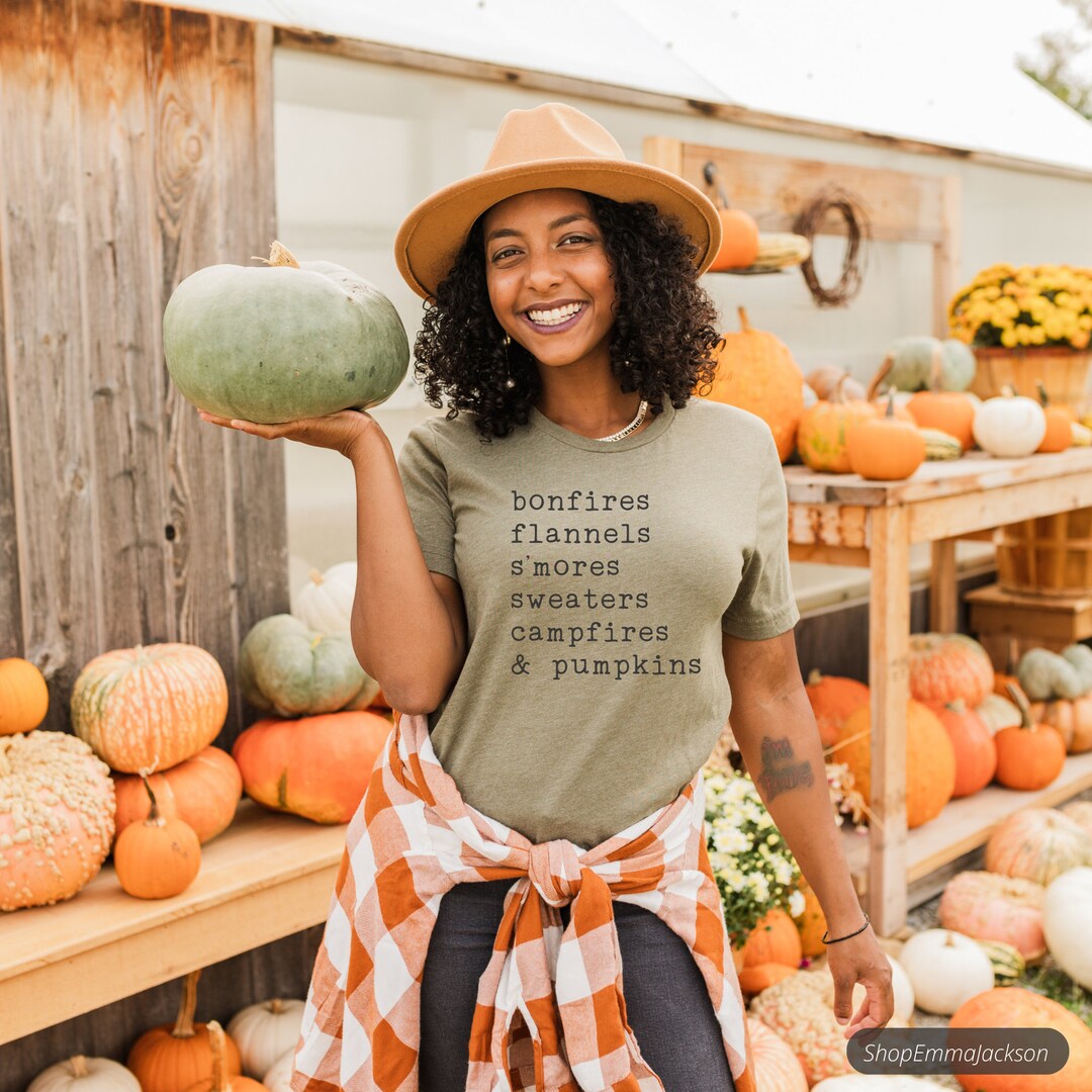 Bonfires Flannels Smores Sweaters Campfires and Pumpkins - Etsy