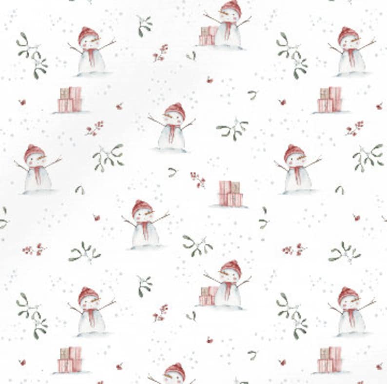 Tecido de malha de algodão, tecido natalino com estampa de inverno ...
