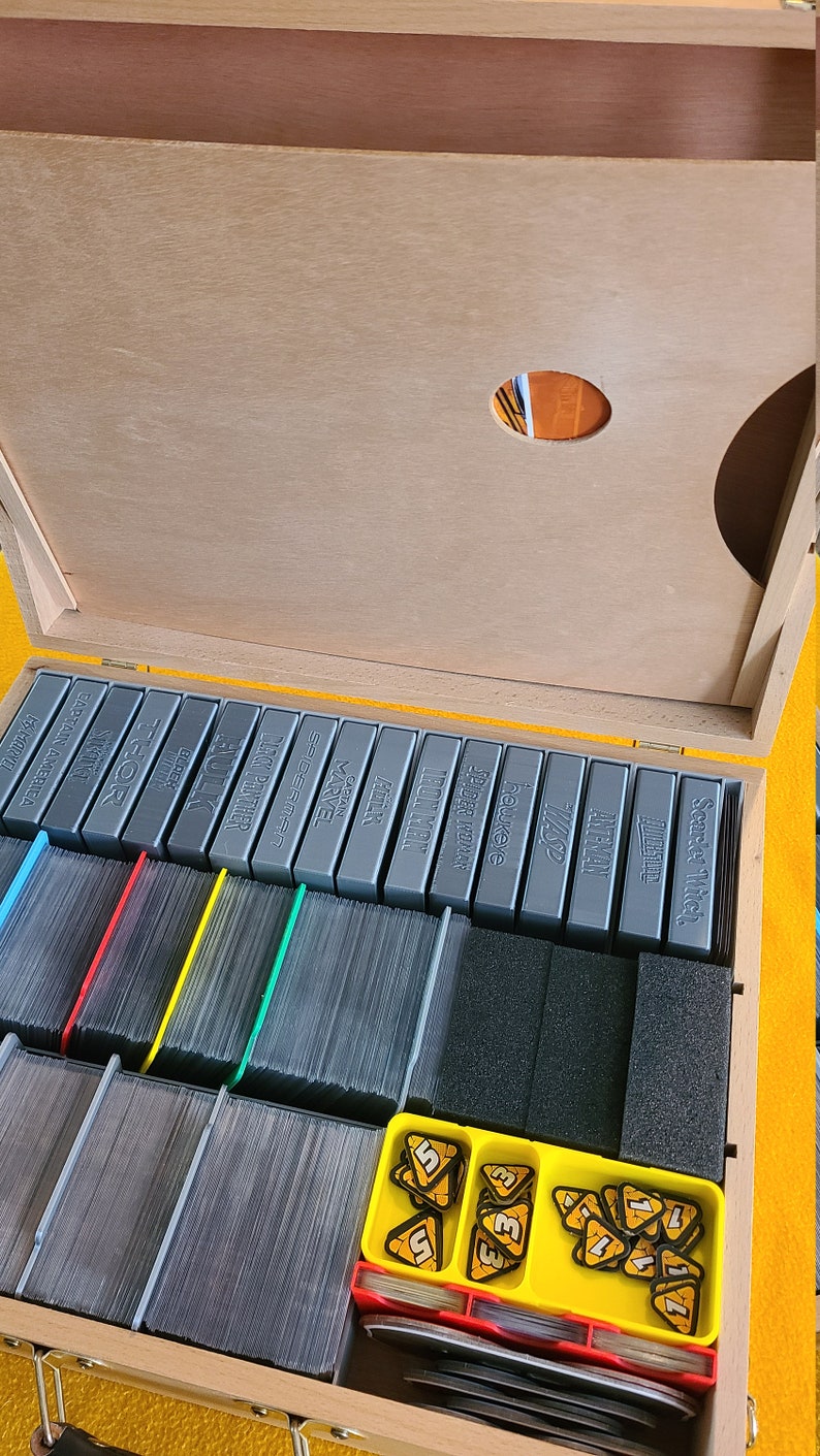 UPDATE STL FILES Marvel Champions Insert/organizer Ver.2 - Etsy UK