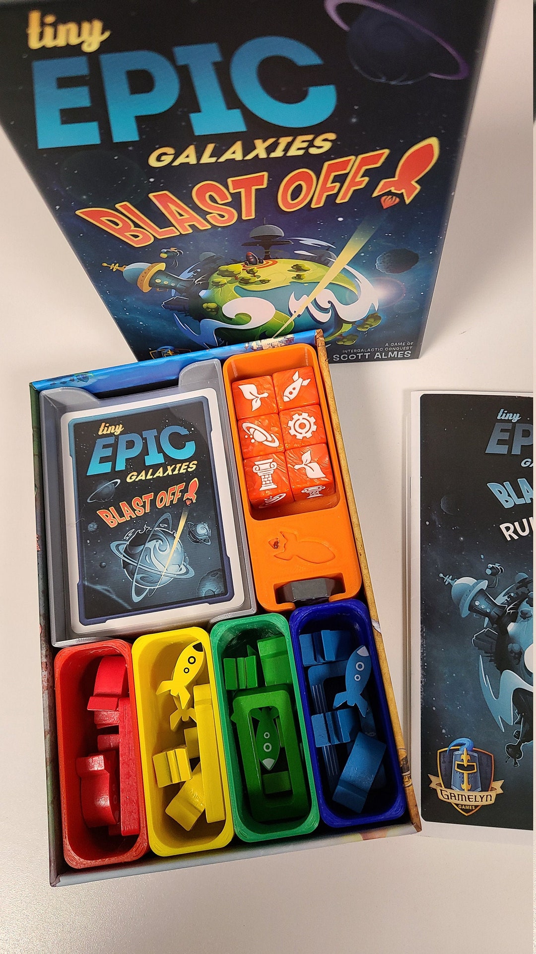 Tiny Epic Galaxies: Blast off Box Insert and Organizer (STL Files) - Etsy
